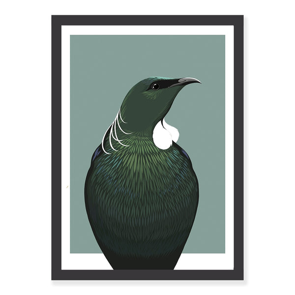 Tui Art Print - NZ artist - Hansby Design