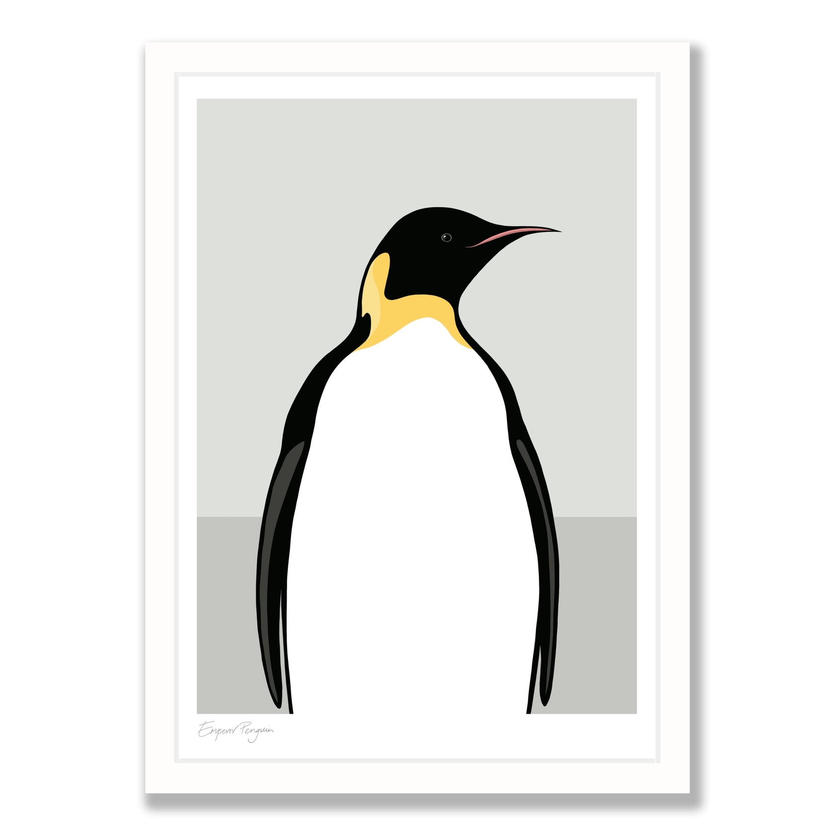 Emperor Penguin art print – Hansby Design